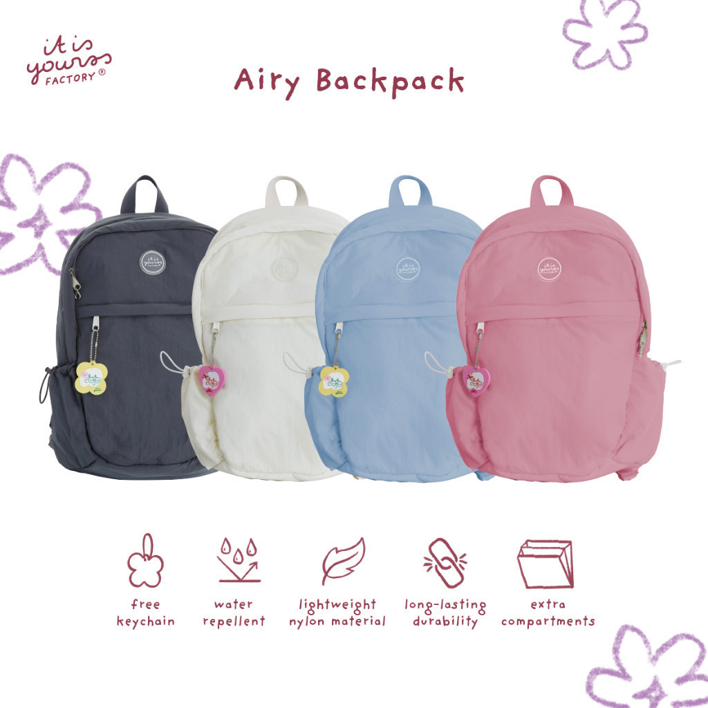 Jual ITISYOURSS Airy Backpack | Ransel Gemes | Ransel Cewe | Ransel ...
