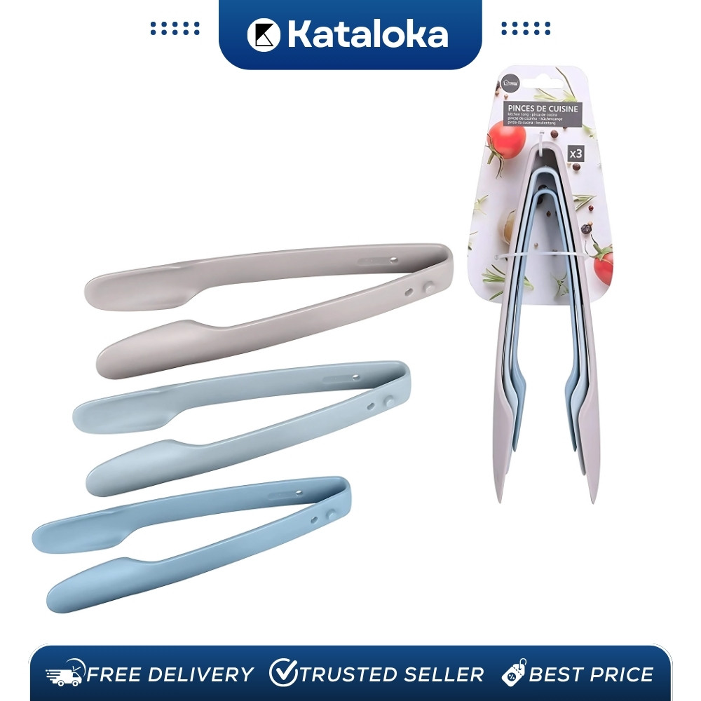 Jual Set 3 in 1 Penjepit Jepitan Capitan Capit Kue Roti Makanan Plastik ...