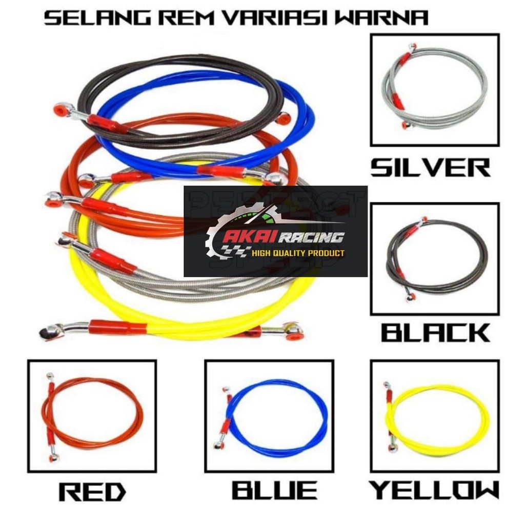 Jual Selang Rem Variasi Selang Rem Model Tdr Selang Depan Selang Rem ...