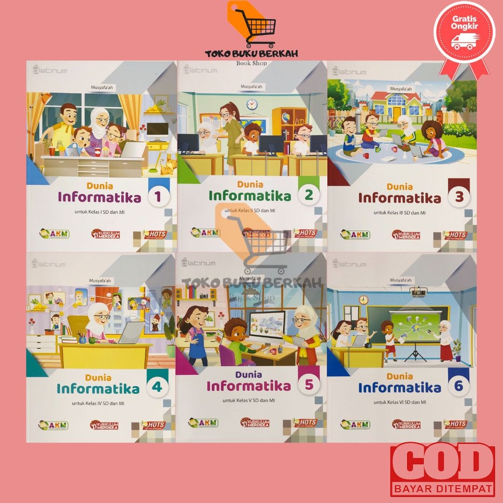 Jual Platinum Buku Informatika Kelas 1 2 3 4 5 6 SD/MI Kurikulum Merdeka Penerbit Tiga Serangkai ...