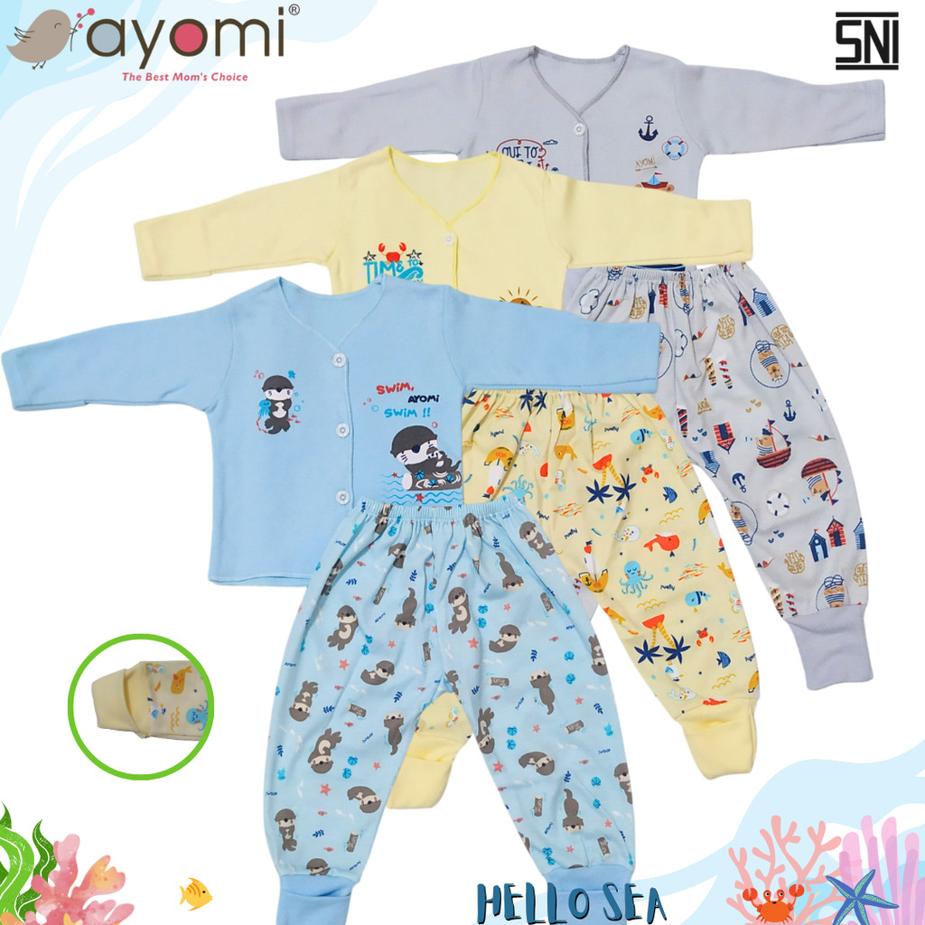 Jual AYOMI SETELAN NEWBORN PANJANG | Shopee Indonesia