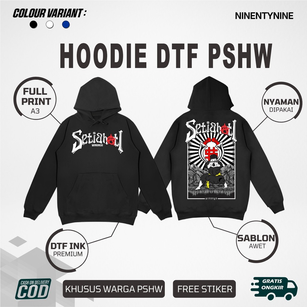 Jual Hoodie Pshw Setia Hati Winongo Desain Terbaru Sablon Dtf Anti ...