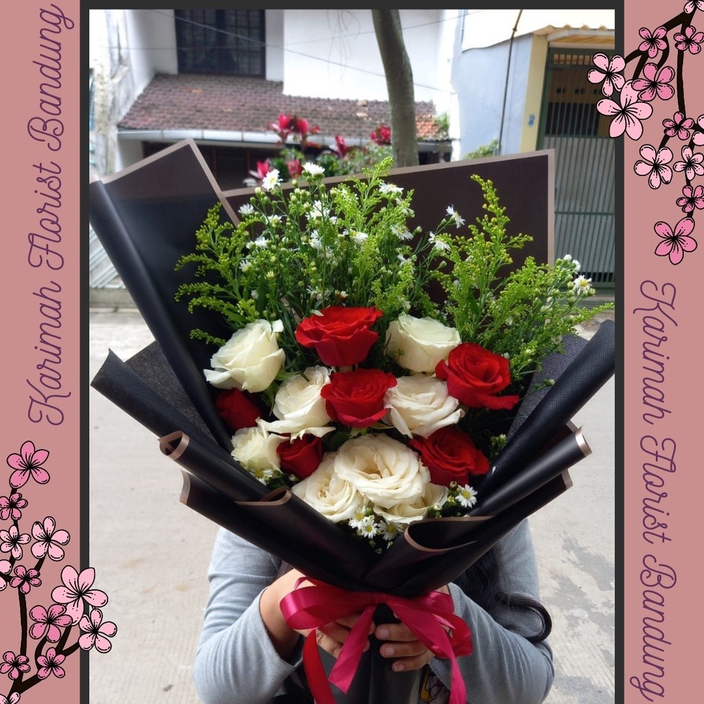 Jual KIRIM LANGSUNG! Fresh Flowers Bouquet Bandung Buket Bunga Wisuda ...