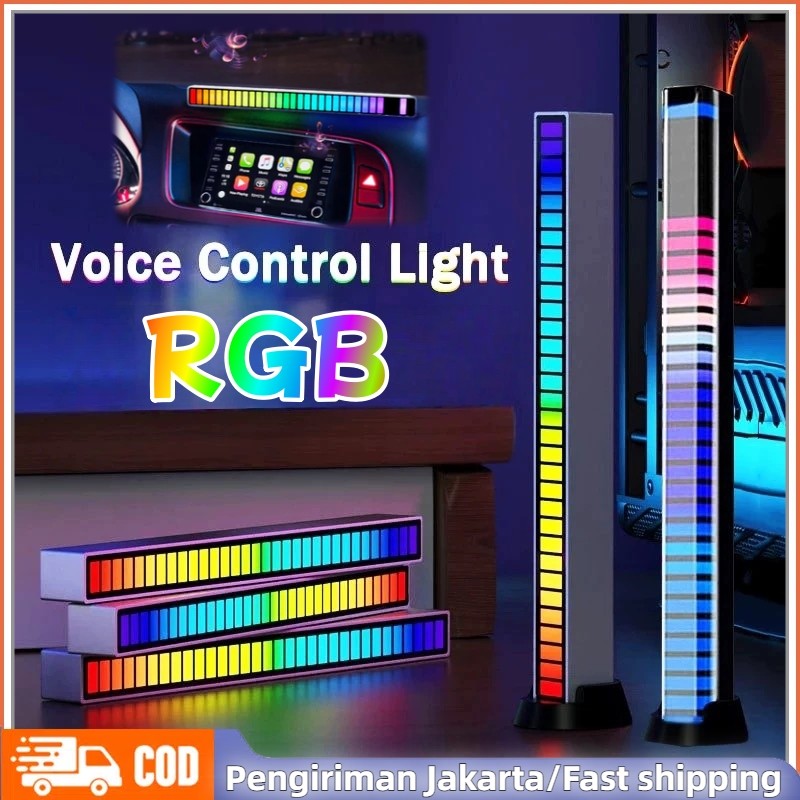 Jual RHAAST RGB Rhythm Light USB Audio Spectrum Indicator Bar LED Lampu ...