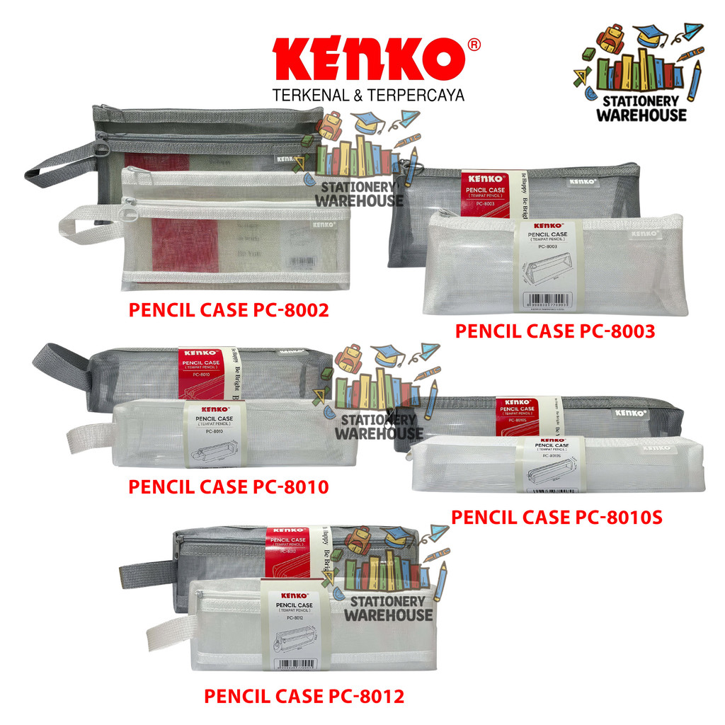 Jual Kotak Tempat Pensil Pencil Case KENKO PC-8002 PC-8003 PC-8010 PC ...