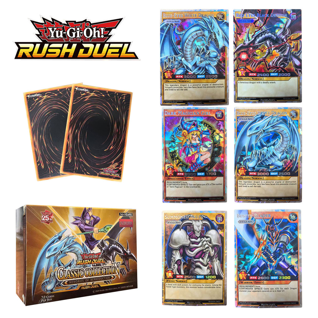 Jual DIY 72Pcs New YU GI OH RUSH DUEL Cards Classical Duel Monster ...