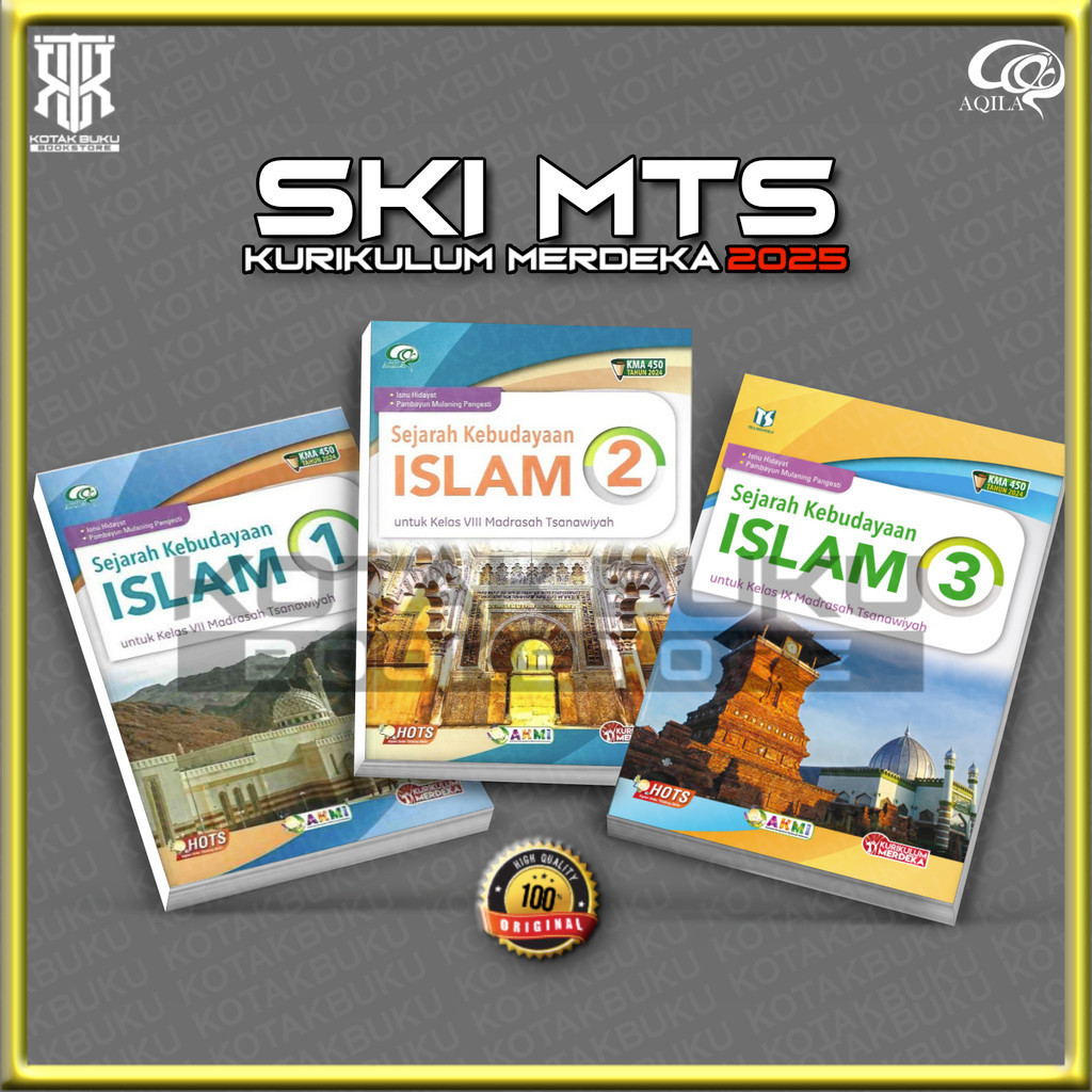 Jual Buku SKI Kelas 7 8 9 MTS Kurikulum Merdeka / Sejarah Kebudayaan Islam / SKI MTS / KMA 450 ...