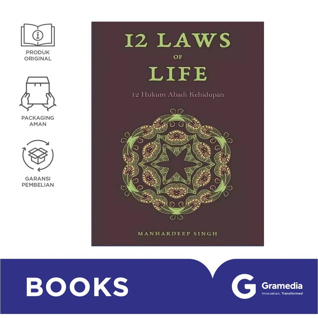 Jual 12 Laws of Life: 12 Hukum Abadi Kehidupan (Manhardeep Singh ...