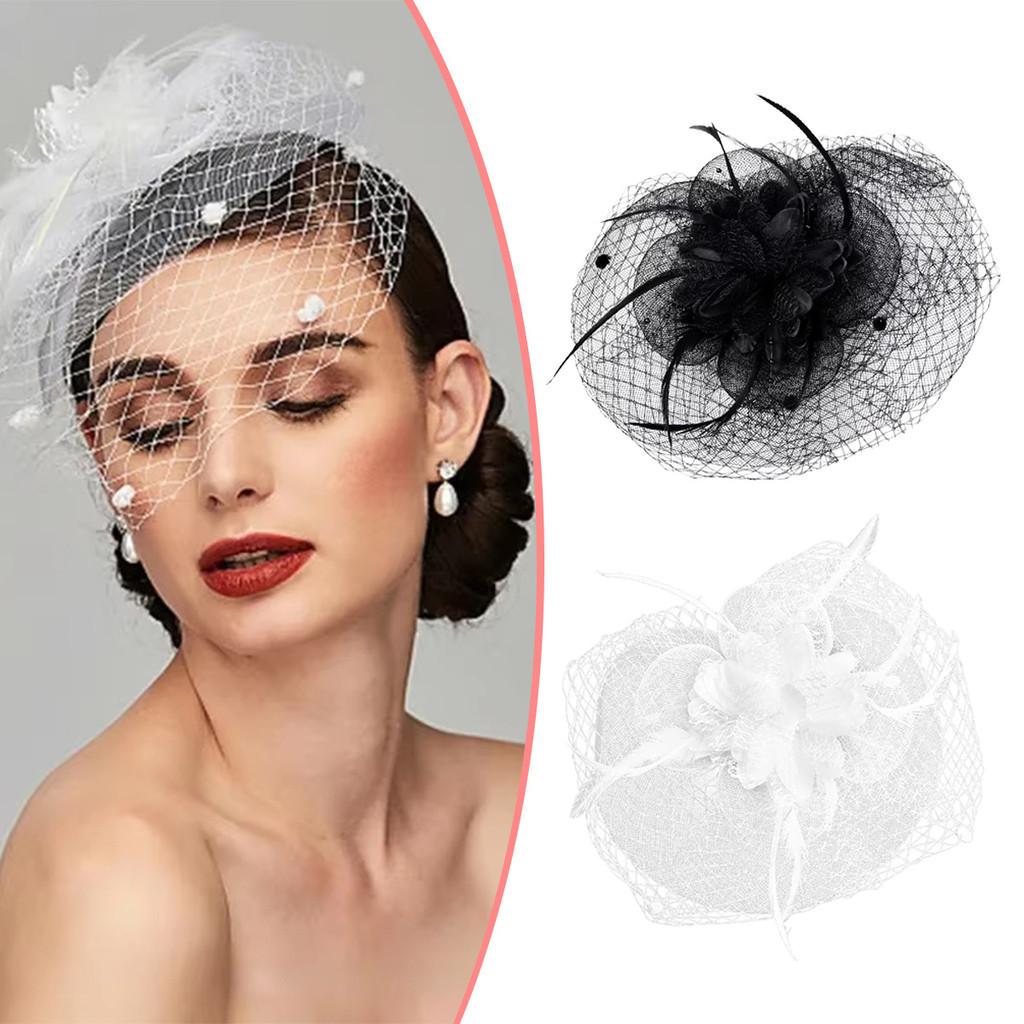 Jual Jepitan topi Rambut Jaring Topi Aksesoris Wedding Hat Fascinator ...