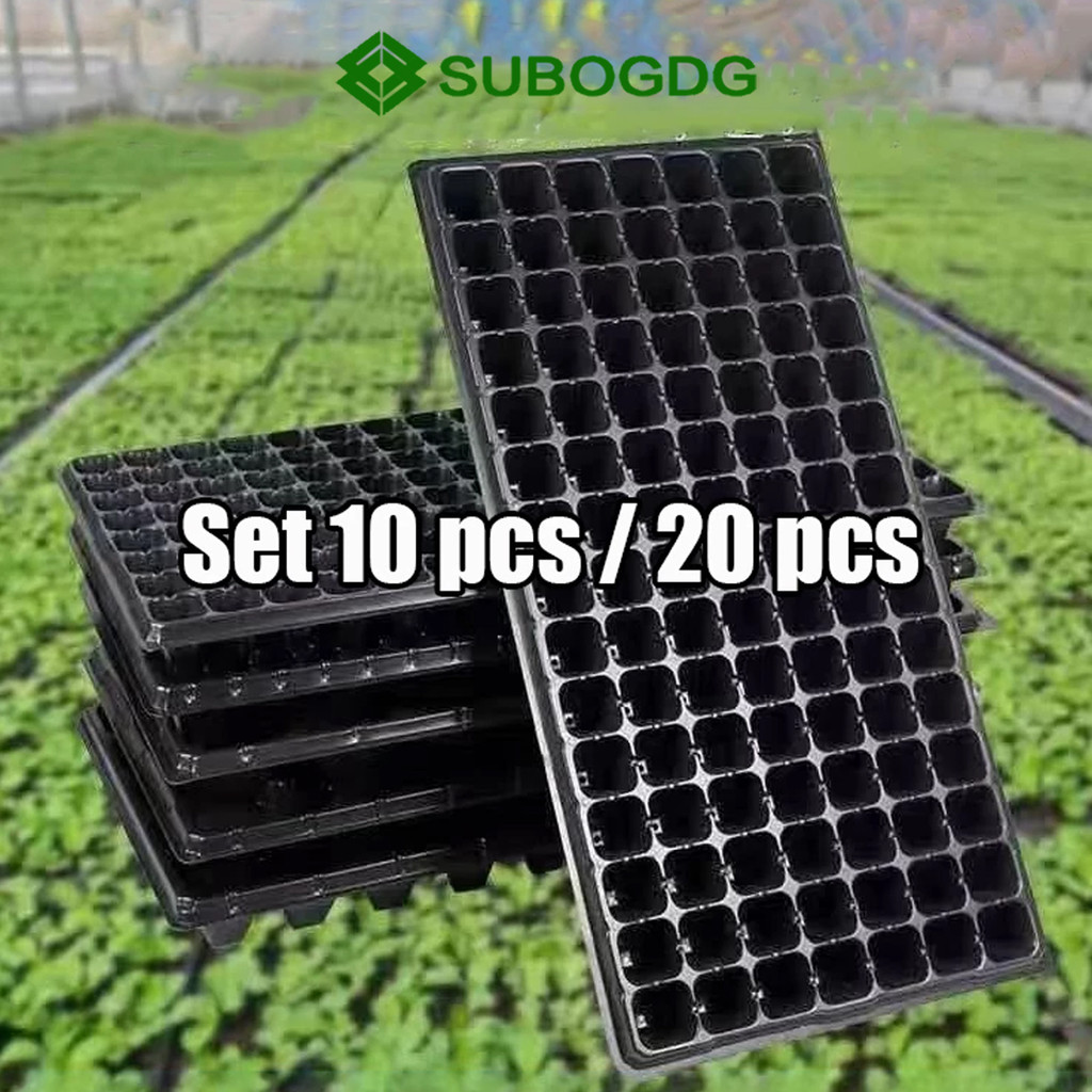 Jual SUBOGDG 40 PCS Pot Bibit / 20 PCS Tray Semai / Seedling Pot / Pot ...