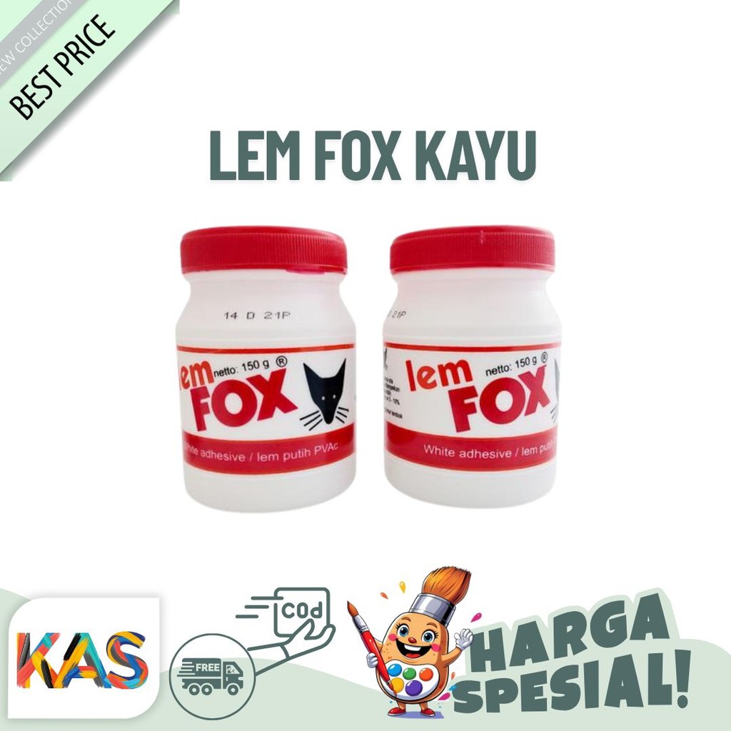 Jual Lem Fox Kayu / Lem fox Putih 150 g | Shopee Indonesia