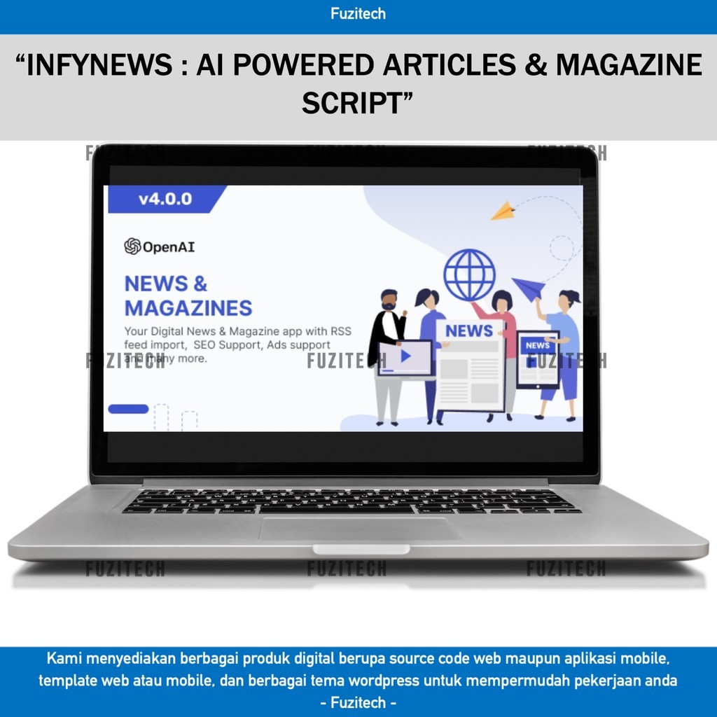 Jual SOURCE CODE APLIKASI WEB INFYNEWS : AI POWERED ARTICLES & MAGAZINE ...