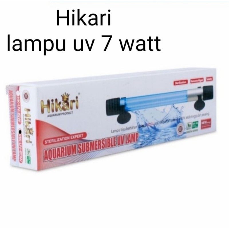 Jual lampu uv aquarium/kolam hikari 7 watt | Shopee Indonesia