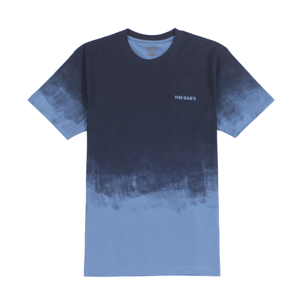 Jual THE GAB'S KAOS PRIA LENGAN PENDEK REGULAR FIT ( BLUE / BROWN ) | Shopee Indonesia