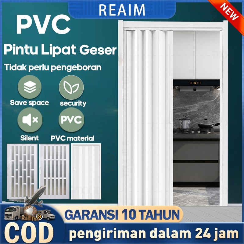 Jual Pintu Kamar Mandi PVC Pintu Lipat Geser Anti Lembab Pintu Lipat ...