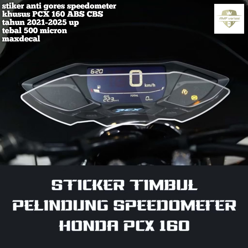 Jual Lapisan Stiker Anti Gores Speedometer PCX 160 ABS CBS tahun 2021 ...
