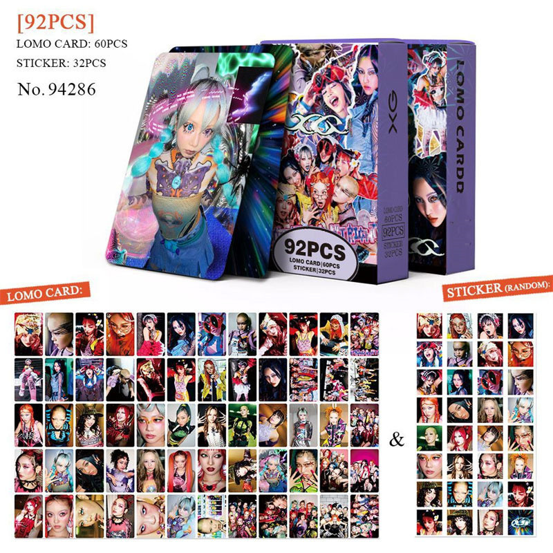 Jual 92pcs/set XG Girl Group Album LOMO Card Fan Support Card Sticker ...