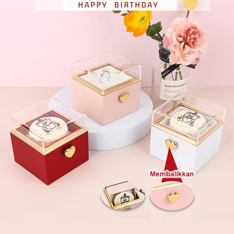 Jual Box Cincin Kotak Surprise Box Lilin Kue Ulang Tahun Beruang Kotak ...
