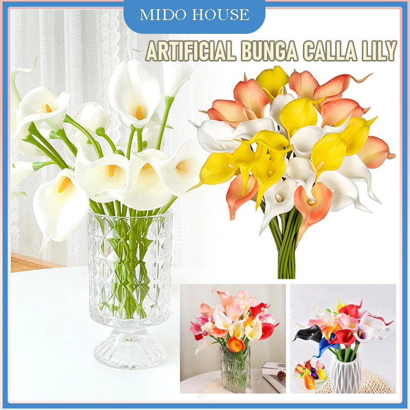 Jual Artificial Bunga Calla Lily/Latex Premium Bunga Lili/Bunga Lili ...
