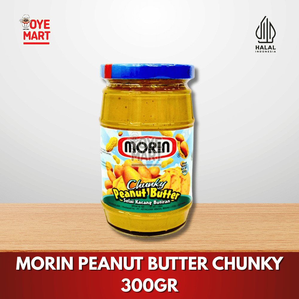 Jual MORIN PEANUT BUTTER CHUNKY 300GR / SELAI KACANG CHUNKY MORIN JAR ...