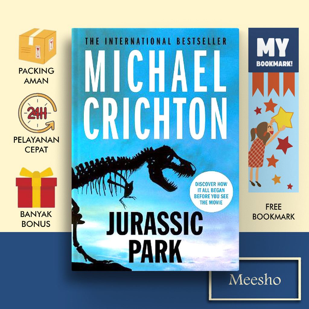Jual Jurassic Park by Michael Crichton (English) | Shopee Indonesia