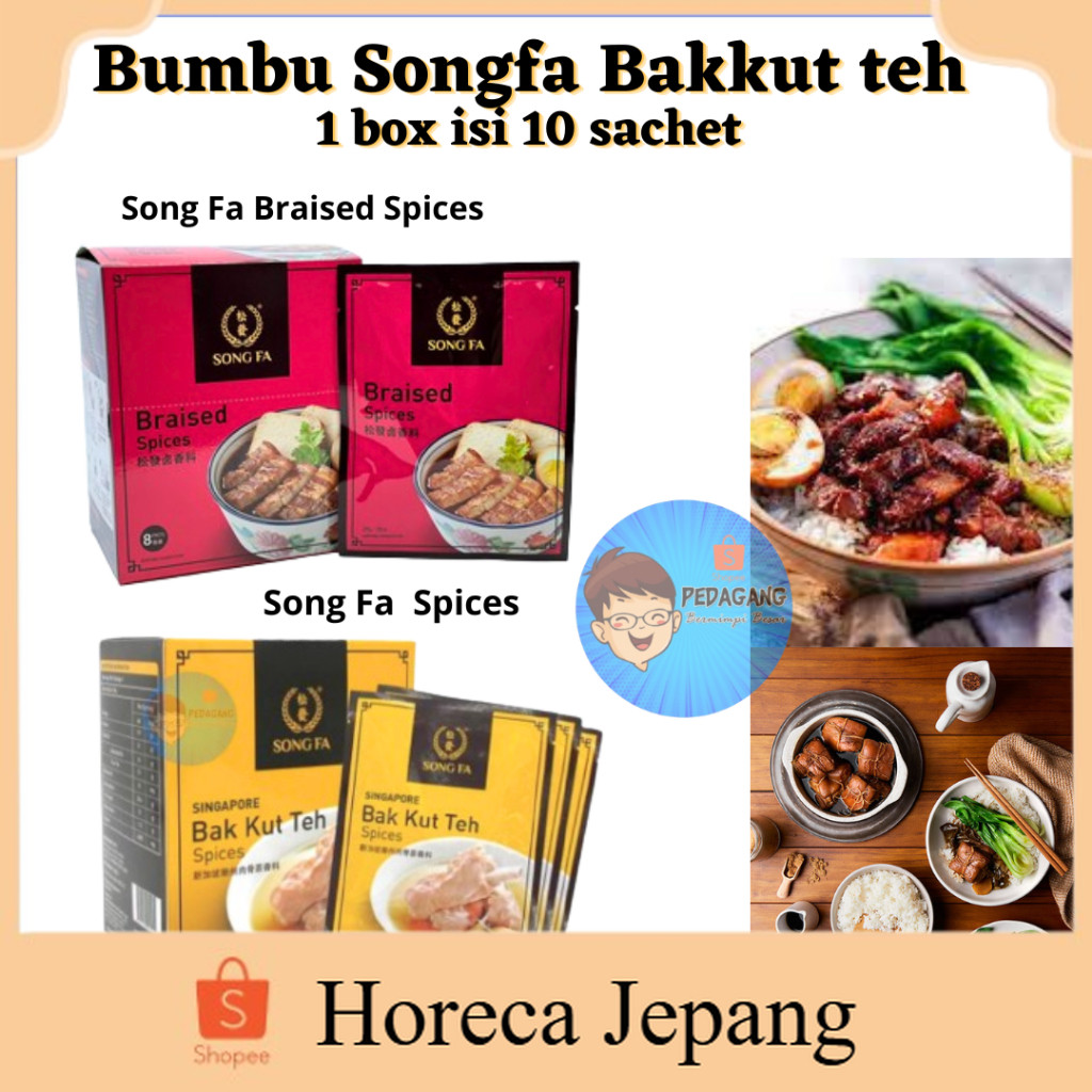 Jual Bumbu Songfa Bakkut teh 1 box isi 10 sachet/Song Fa Bak Kut Teh ...
