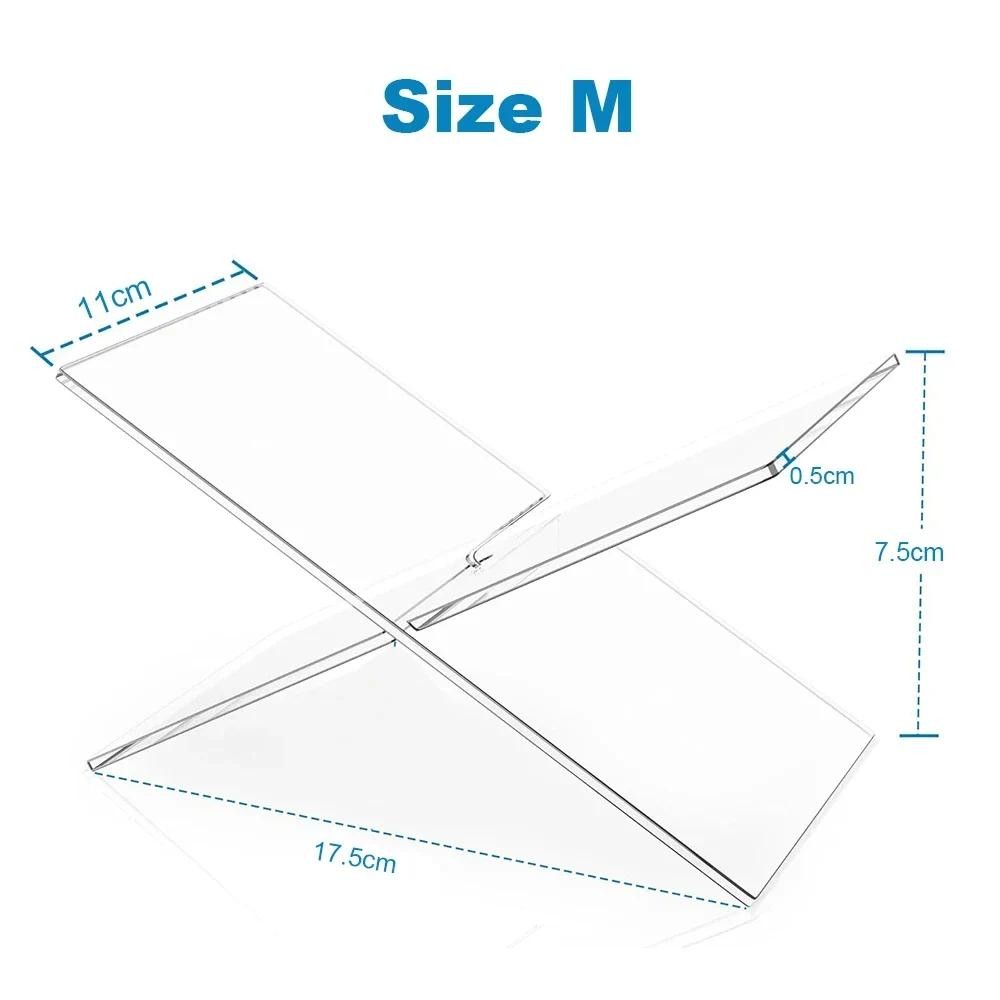 Jual Acrylic Book Holder X-Shaped Display Stand for Cookbook Recipe ...