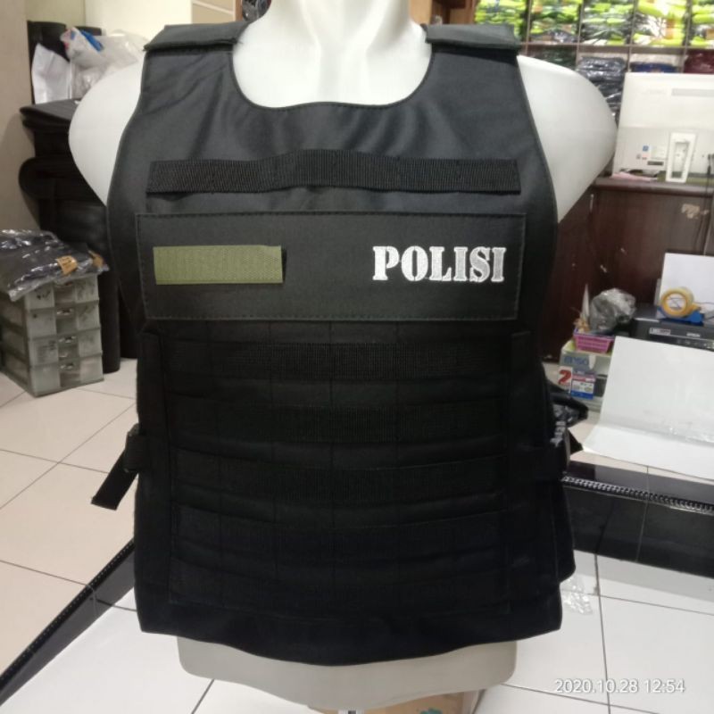 Jual Rompi motor|Rompi angin|Rompi bodyvest POLISI hitam|Rompi tactical ...