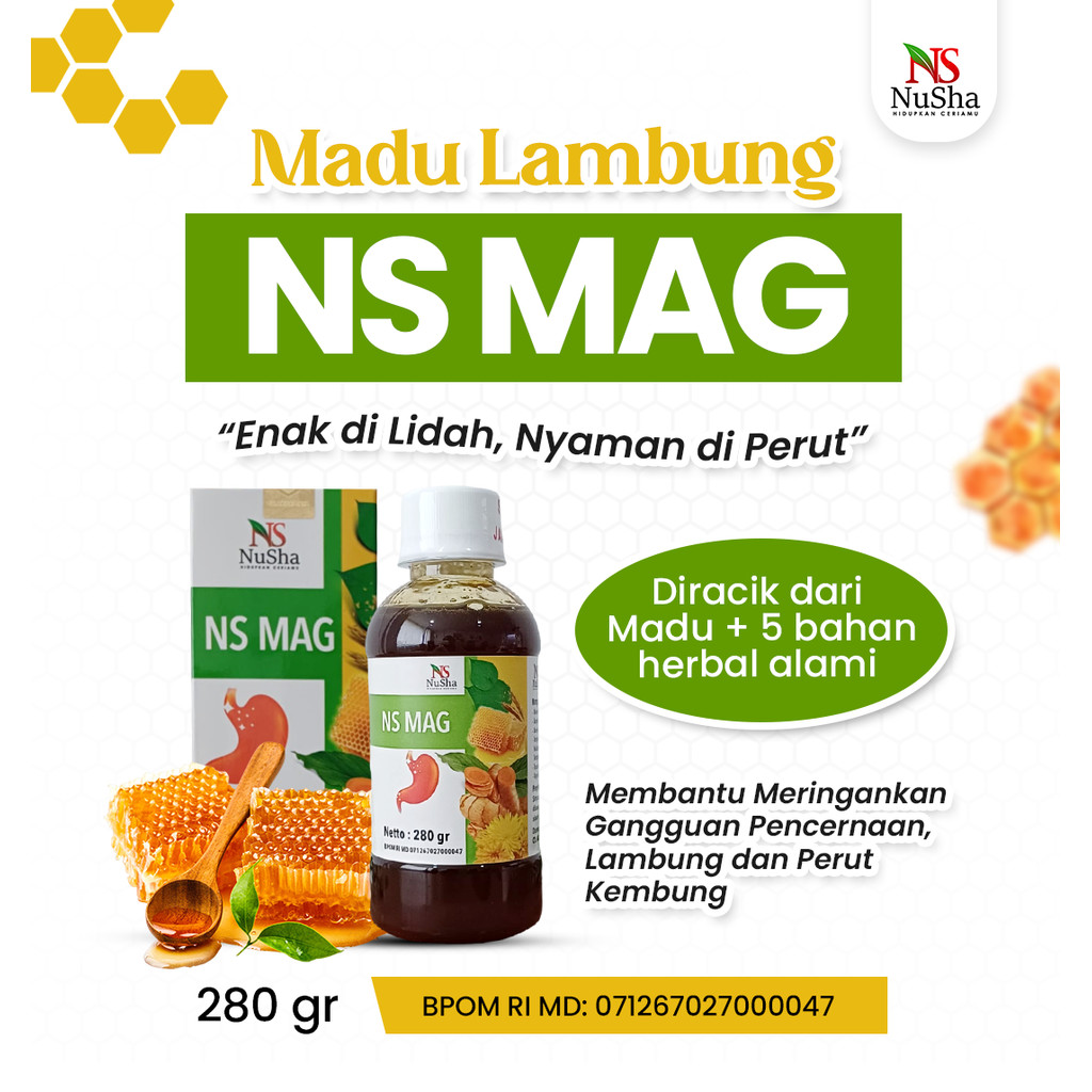Jual NUSHA - Madu NS MAG Obat Asam Lambung, Gerd, Mag atau Maag ...