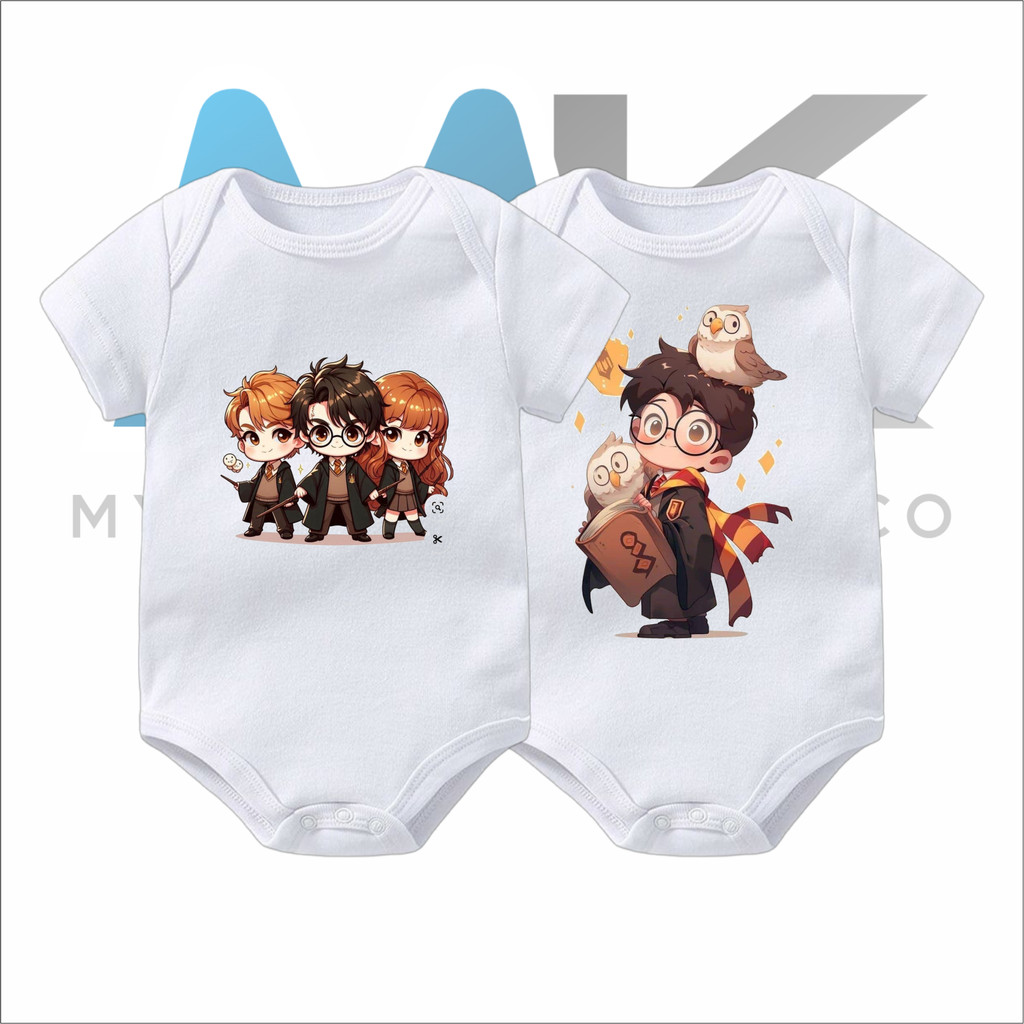 Jual BAJU BAYI JUMPER BABY HARRY POTTER CHIBI MOTIF LOGO TULISAN UNISEX ...
