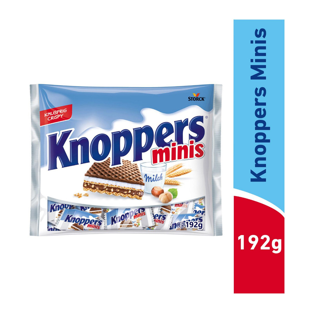 Jual Knoppers Minis Multipack 192gr Wafer Eropa | Shopee Indonesia