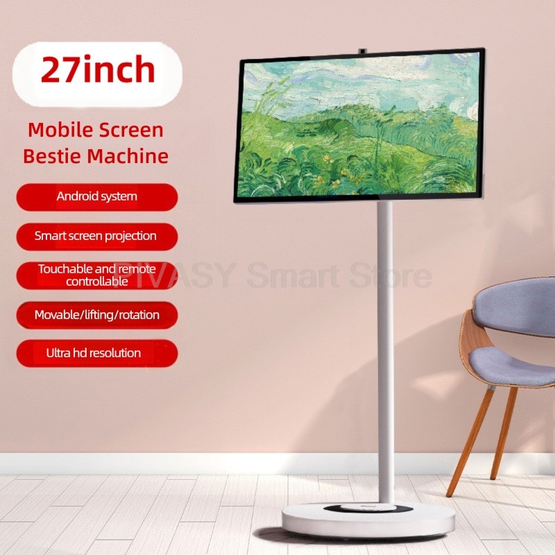 Jual Mobile 27 Inch Android Smart TV Rotatable Touch Screen Movable ...