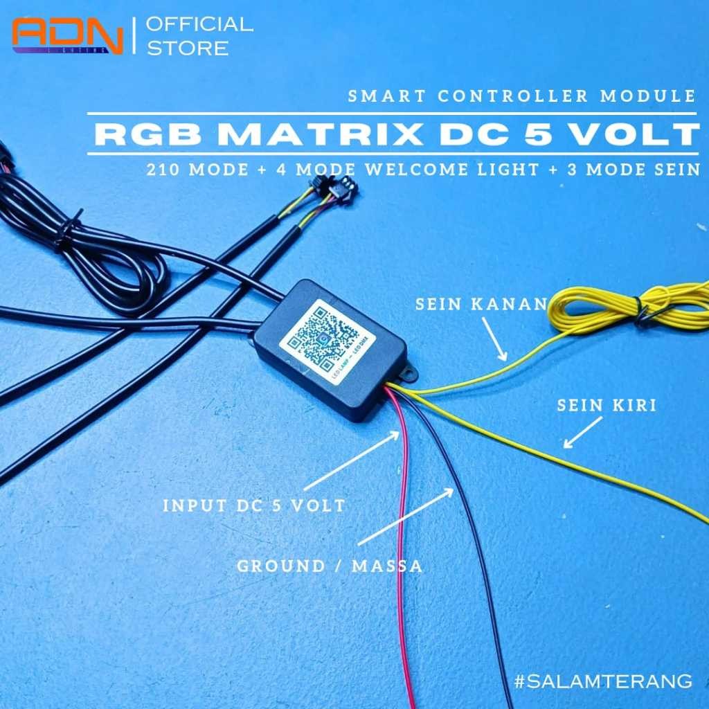 Jual ADN Smart Controller Module RGB Matrix DC 5 Volt Bisa Sein 2 output WS2812 WS2815 | Shopee ...