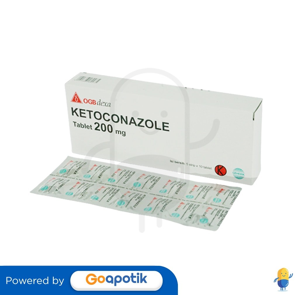 Jual Ketoconazole Ogb Dexa Medica 200 Mg Box 50 Tablet | Shopee Indonesia