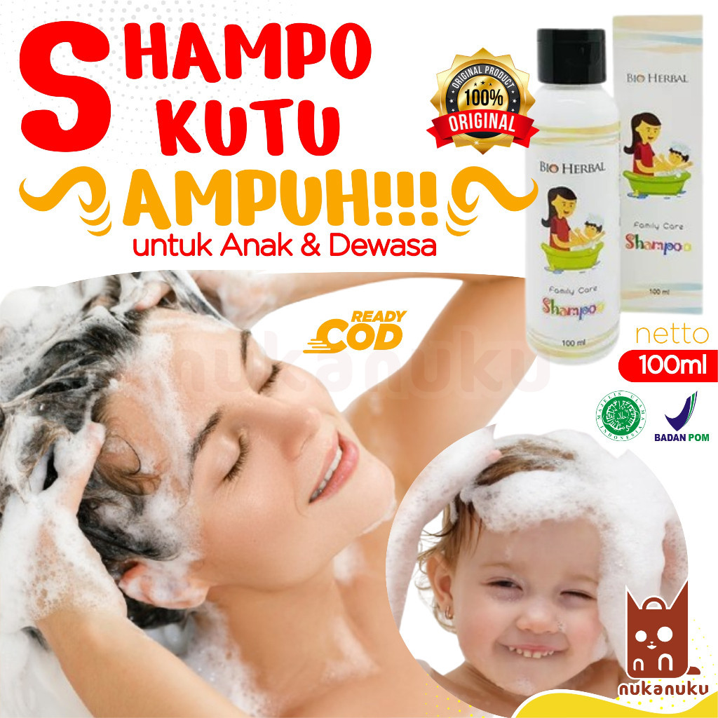 Jual BIO HERBAL SHAMPOO KUTU Rambut Dan Telur Kutu Ampuh Untuk Anak Dan ...