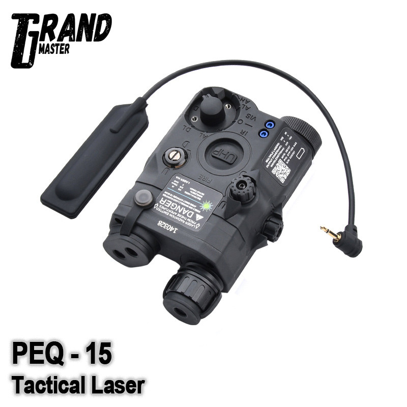 Jual Tactical Airsoft PEQ PEQ-15 PEQ15 LA5C Red Dot Green Blue IR Fill ...