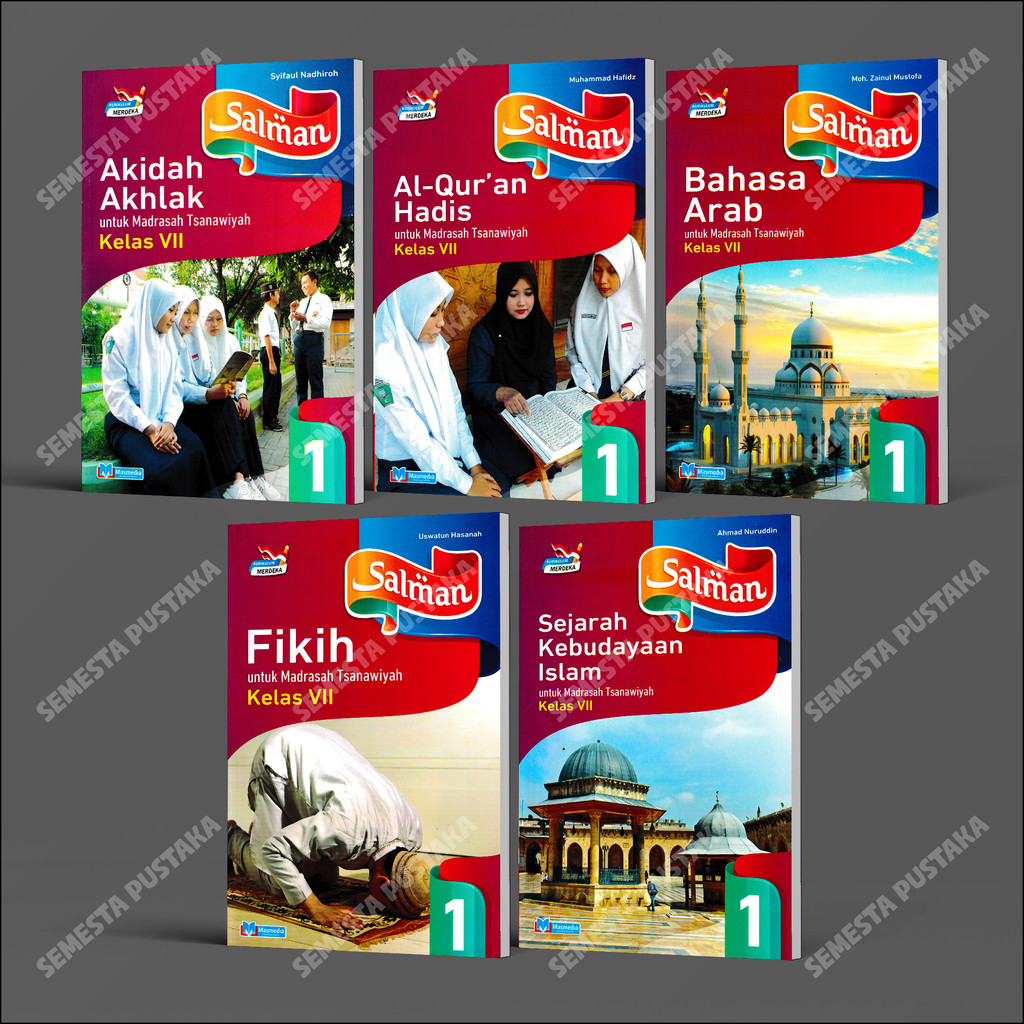 Jual Buku Paket Kelas 7 MTS Salman Masmedia Kurikulum Merdeka Revisi ...
