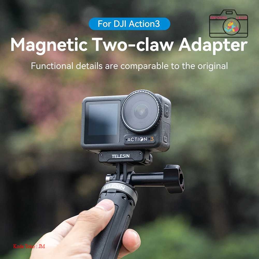 Jual Magnetic Dual Claw Mount for DJI Osmo Action 3/4 - OA-TPM-T04 ...