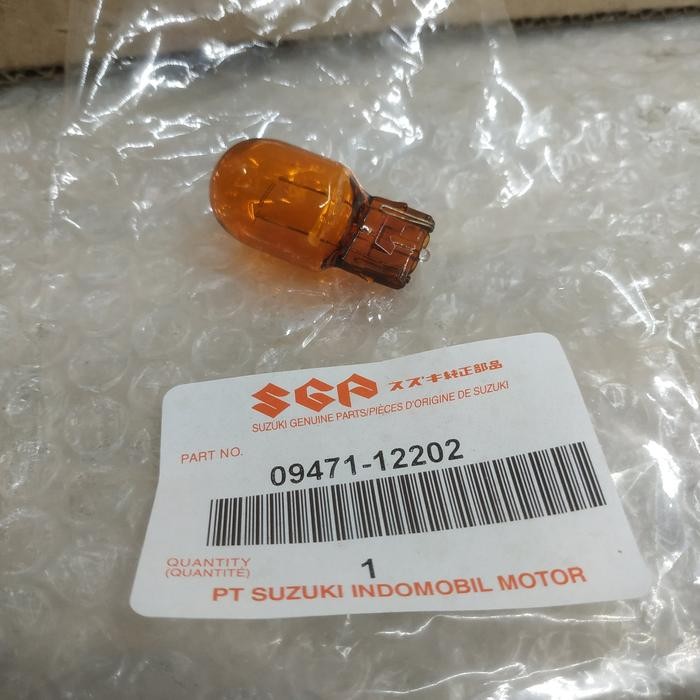 Jual 09471-12202 Bohlam Sen 12V 21W(Amber) Grand Vitara,SX-4,New Jimny ...