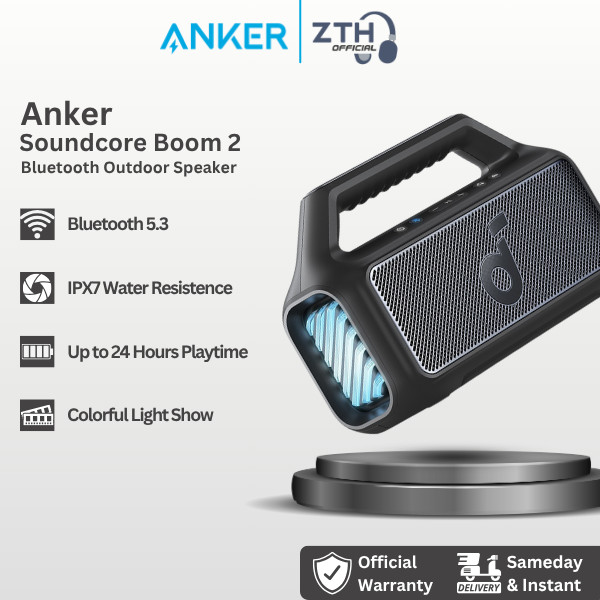 Jual Anker Soundcore Boom 2 Bluetooth Speaker Party Box 30W RMS BassUp ...