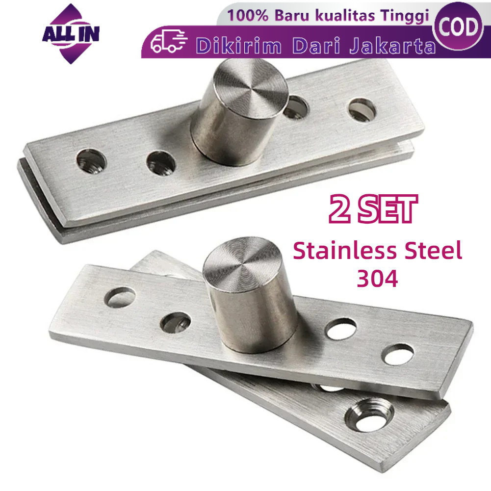 Jual 2SET Engsel Pivot Jendela Putar Kecil Stainless Steell 304 Engsel ...