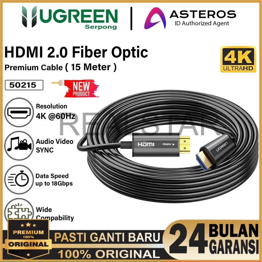 Jual UGREEN Kabel Hdmi Male to Hdmi Male 4K 3D Ultra HD V2.0 V2.1 High ...