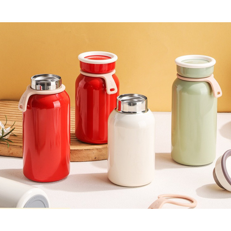 Jual Thermos Botol Susu Retro 304 Stainless | Mug Susu Enamel Anti ...