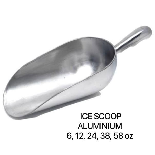 Jual ICE SCOOP sekop es Aluminium - 6 oz | Shopee Indonesia