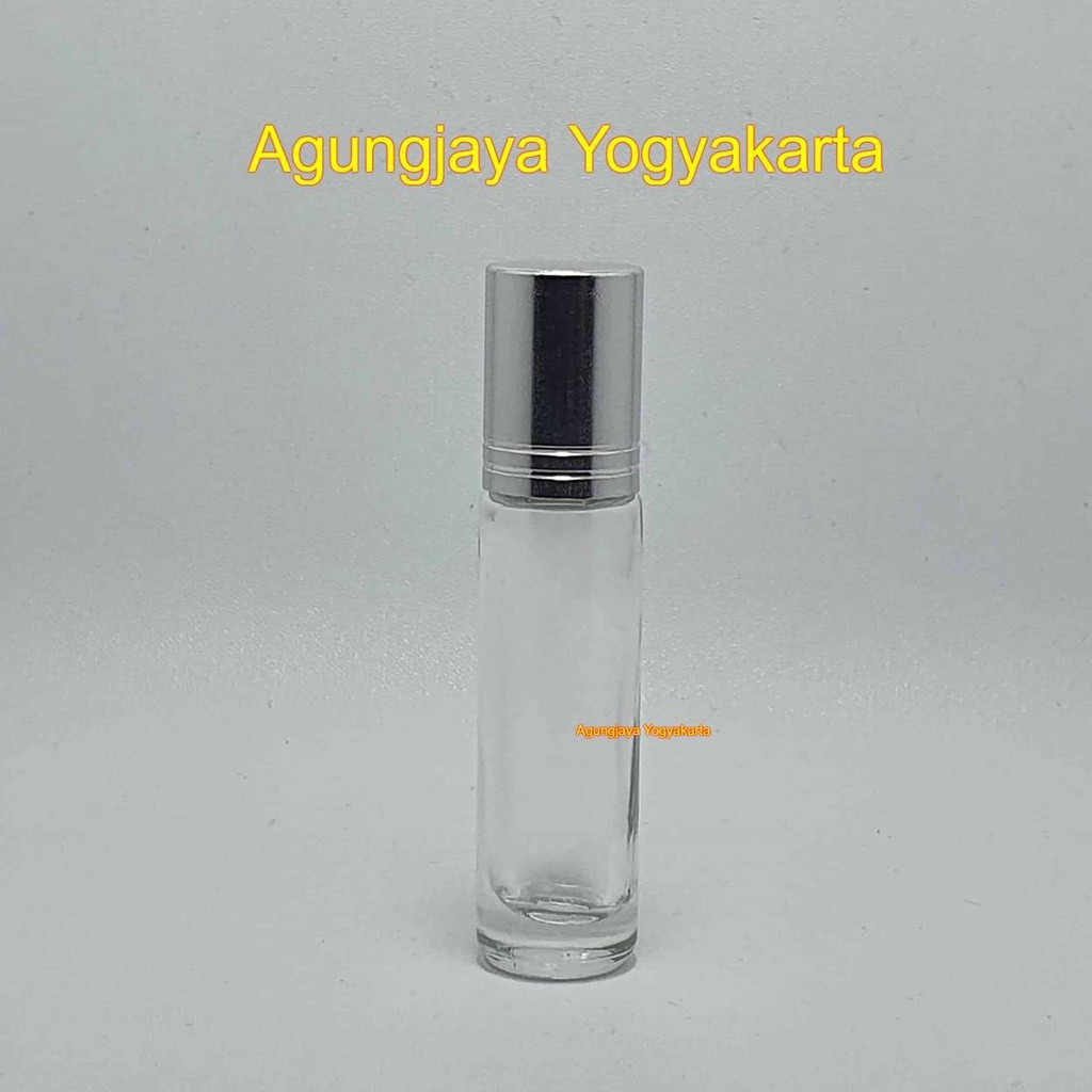 Jual Botol Roll On 10 ml Clear Original Silver Shiny / Botol Parfum 10 ...