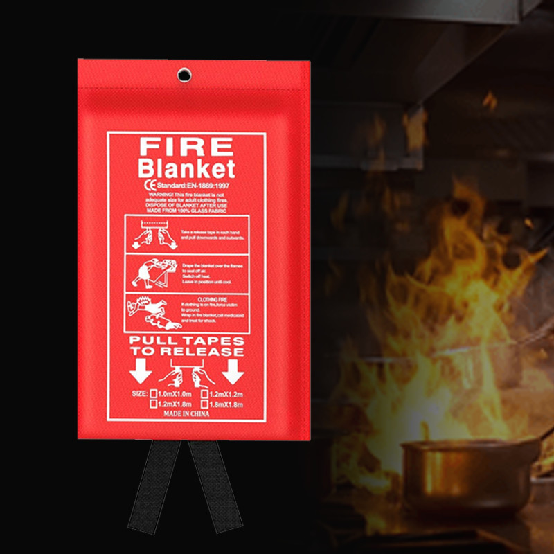 Jual Fire Blanket Selimut Anti Api 1.5m Fiberglass Pemadam Pelindung ...