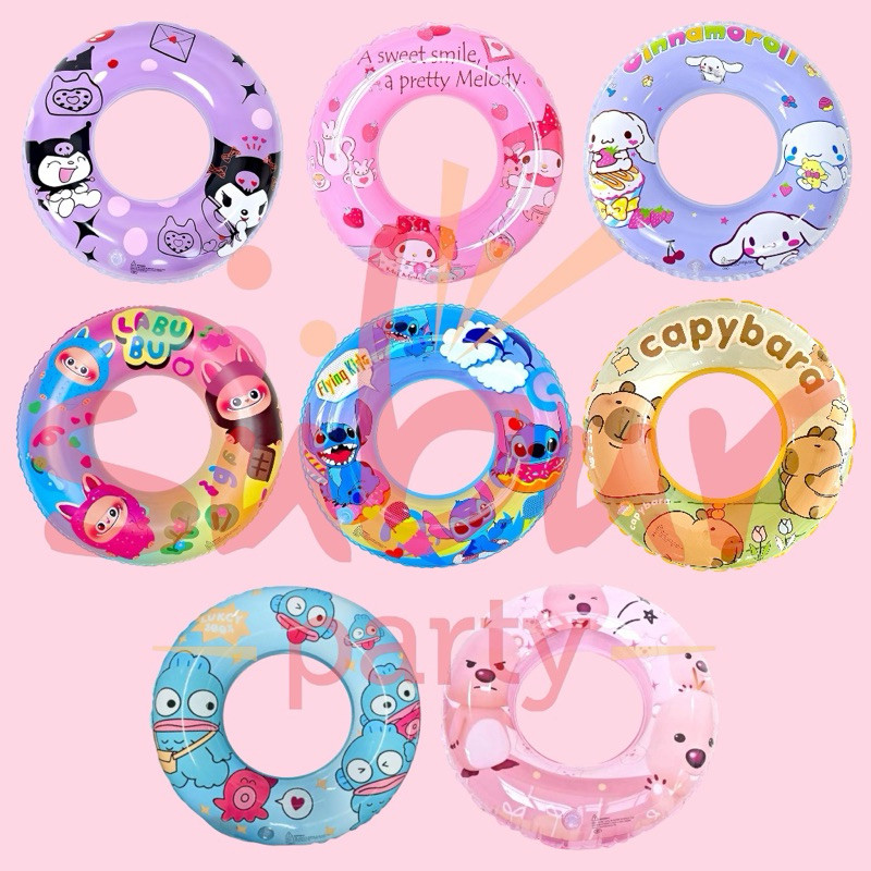 Jual Ban Renang Anak Karakter 60 70 80Cm Kuromi Melody Pelampung Bulat ...