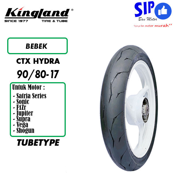 Jual Ban motor Kingland CTX Hydra 90/80 17 & 80/80 17 tubetype Semi ...