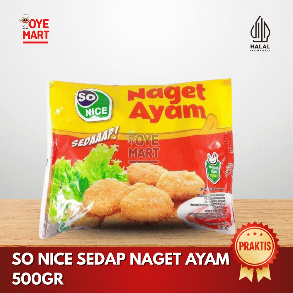 Jual SO NICE SEDAP NAGET AYAM 500GR | Shopee Indonesia