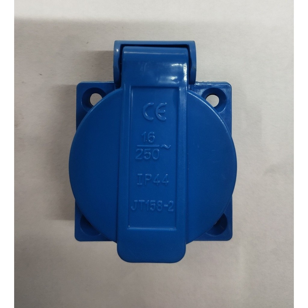 Jual Fort Stop Kontak Industrial 2 PIN 16A / Socket Outbow Genset Panel ...